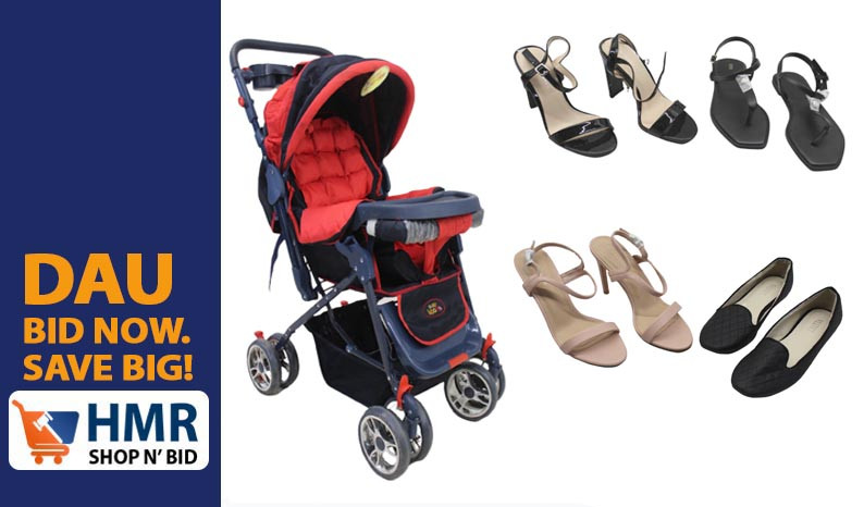 Auction DAU-1536 - Men's Shoes, Ladies' Sandals and Baby Stroller | HMR ...