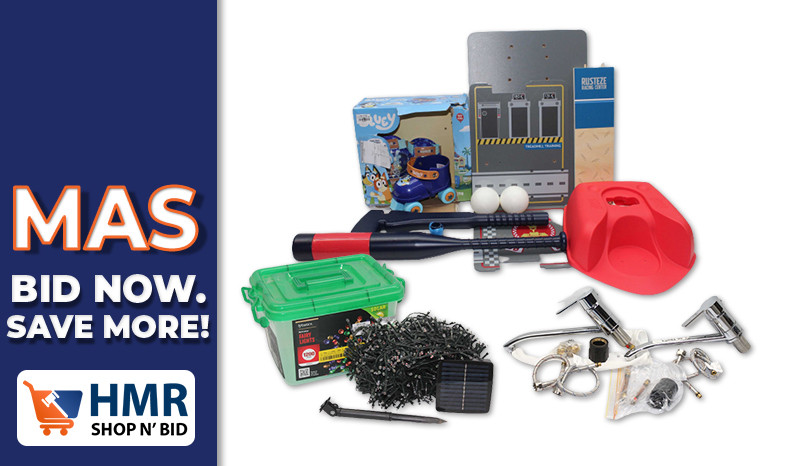 Auction 1338MS - Bathroom and Home Essentials | HMR Shop N' Bid