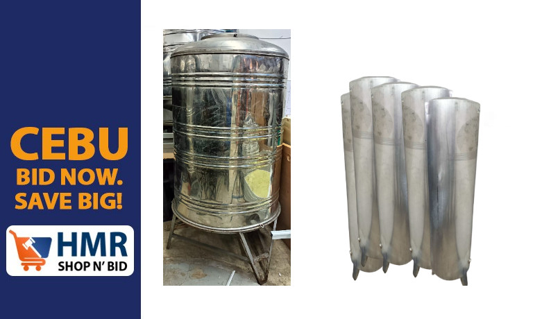Auction 650U — Stainless Steel Water Tank | HMR Shop N' Bid