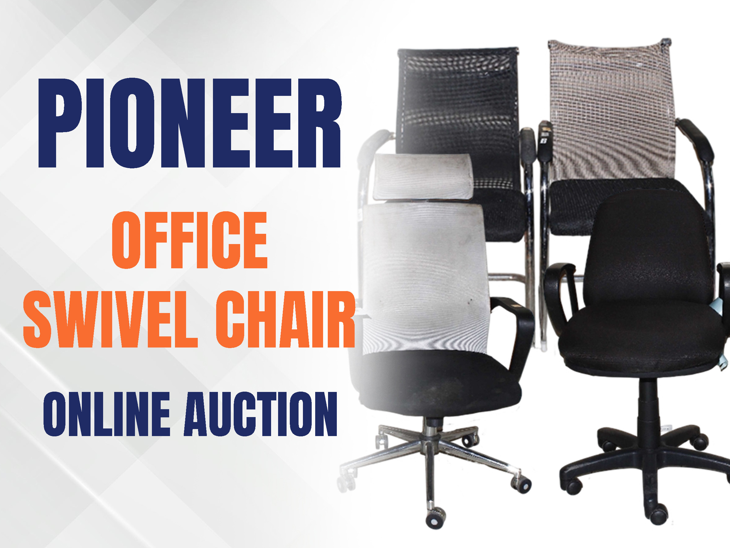 Auction 4845MS-O — Office Swivel Chair | HMR Shop N' Bid
