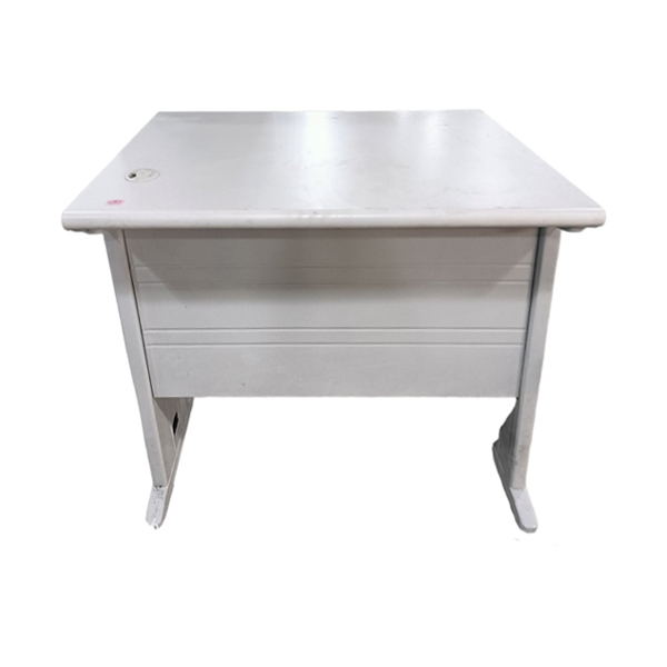Laminated Office Table Steel Base | HMR Shop N' Bid