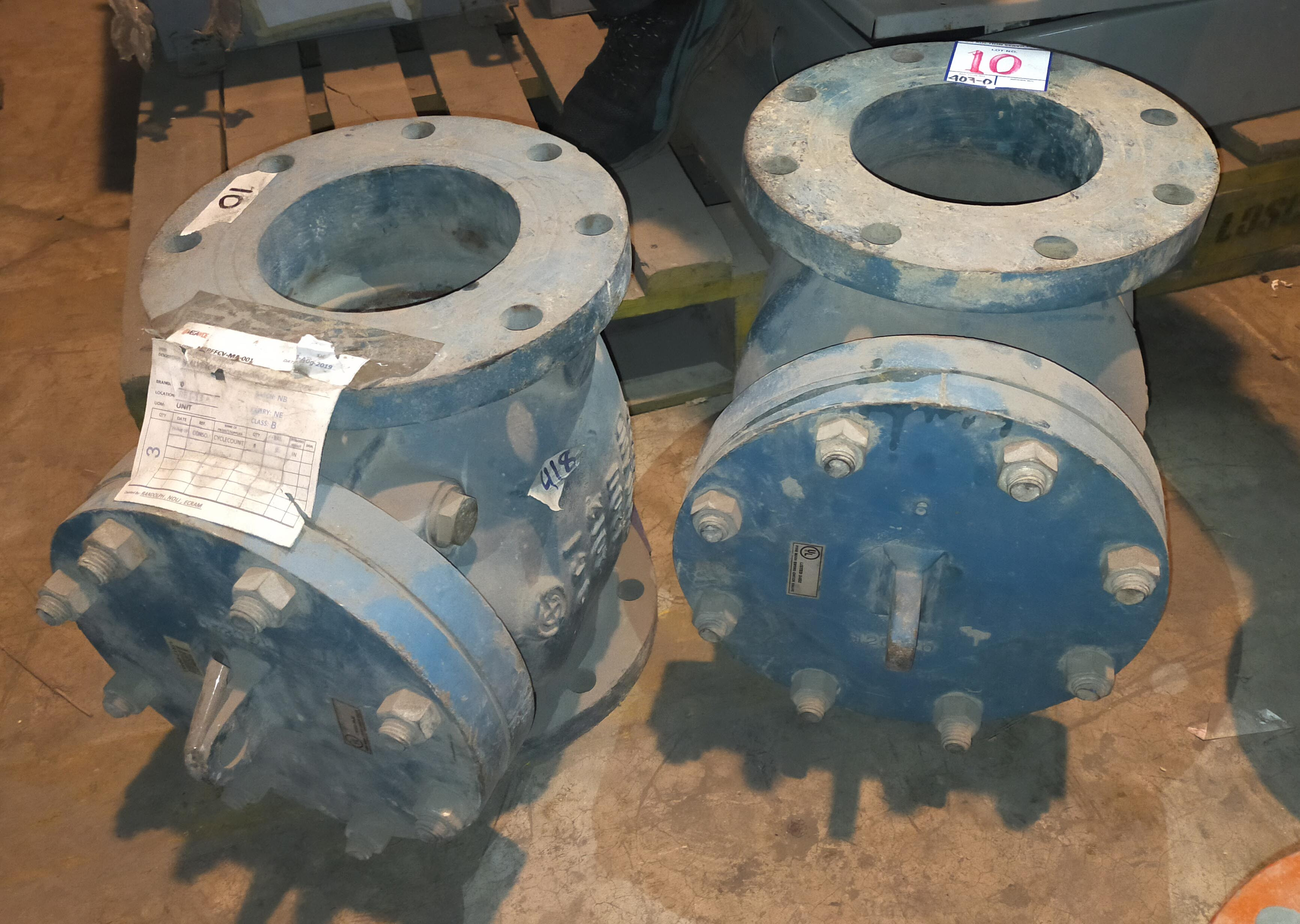 Construction Valves - Lot 10 - 2pcs Swing Check Valve | HMR Shop N' Bid