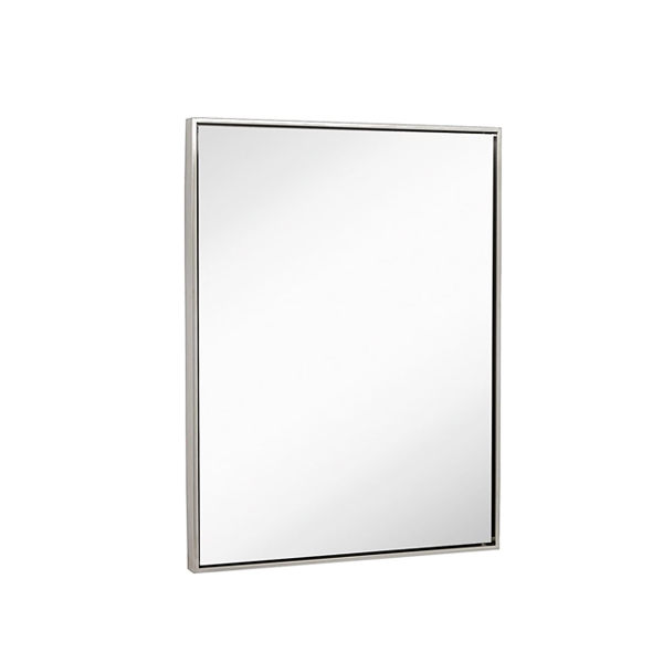 Wall Mounted Rectangular Mirror 30x40CM Silver | HMR Shop N' Bid