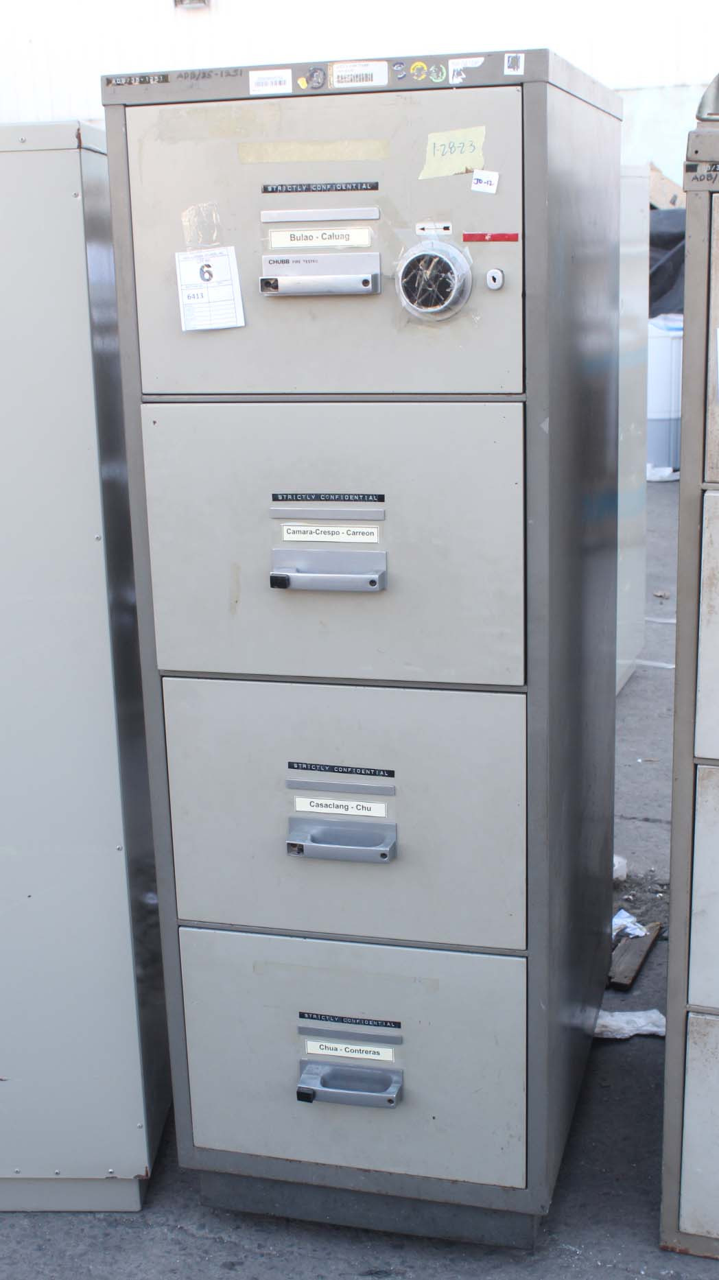 Chubb 4 Drawer Safety Vault (This lot is subject to Import Duties And ...