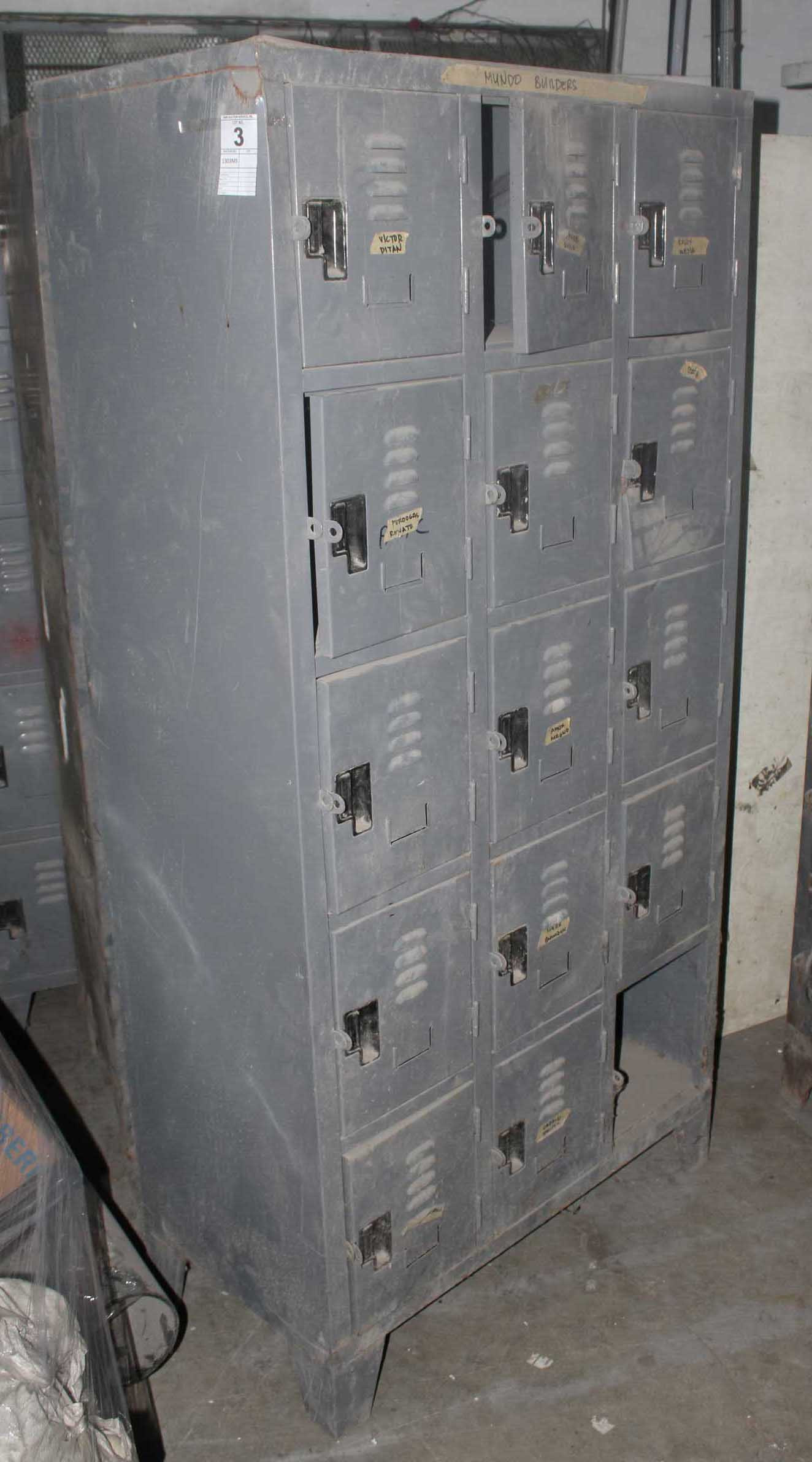 15 Doors Steel Door Locker - 15 Doors Steel Door Locker | HMR Shop N' Bid