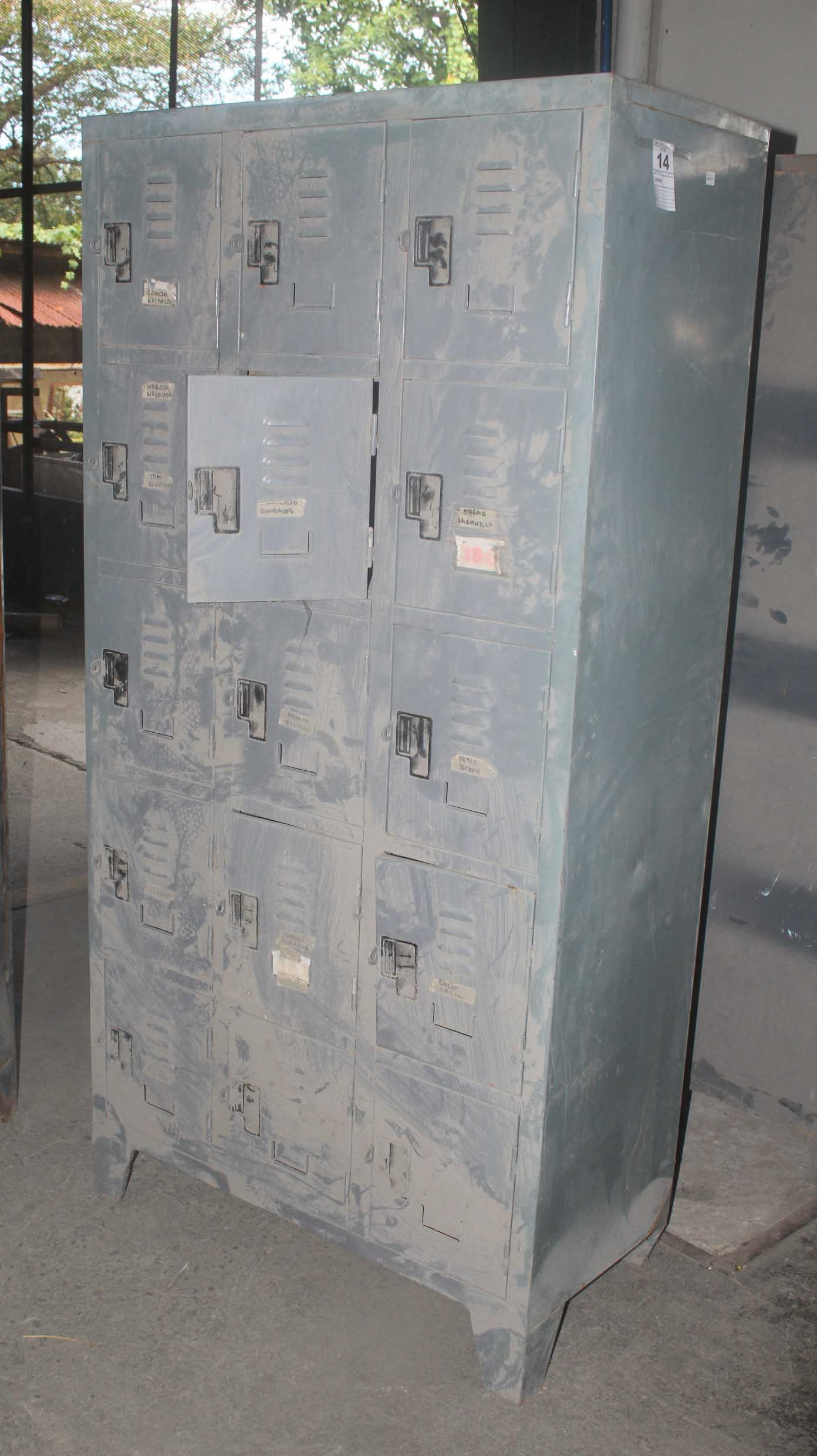 15 Doors Steel Door Locker - 15 Doors Steel Door Locker | HMR Shop N' Bid