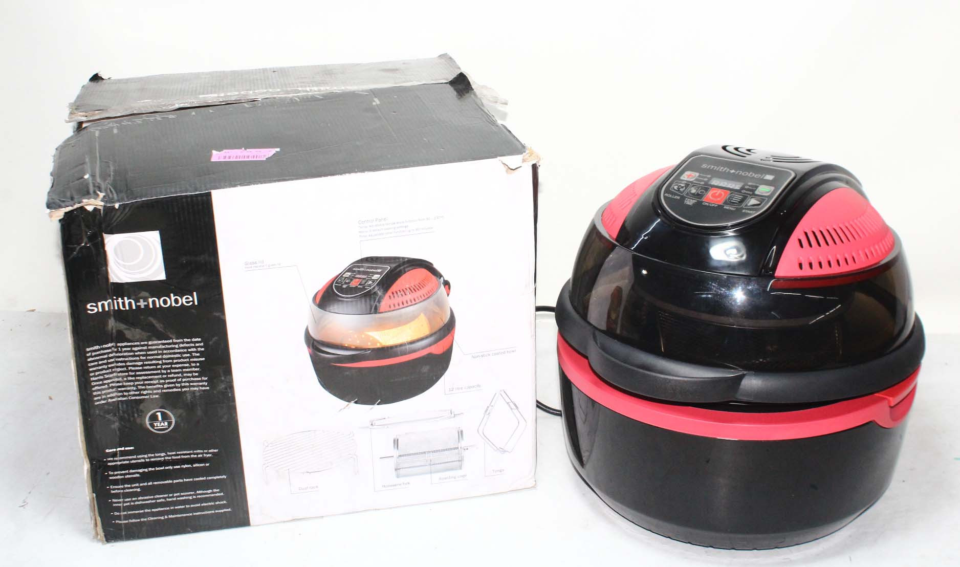 Smith + Nobel 12 Liter Digital Air Fryer — Lot 38 | HMR Shop N' Bid