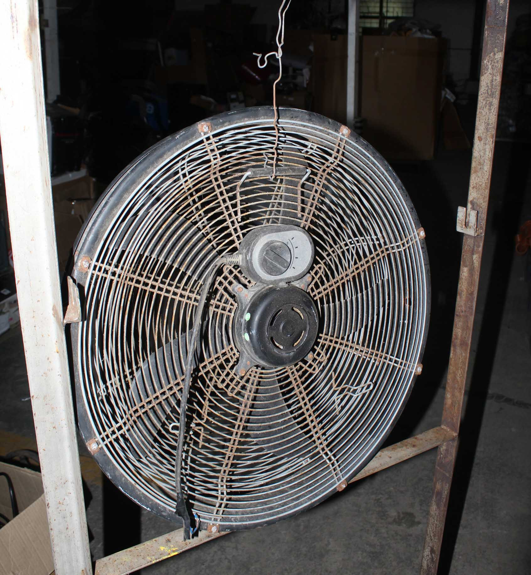 Industrial Steel Stand Fan - Industrial Steel Stand Fan | HMR Shop N' Bid