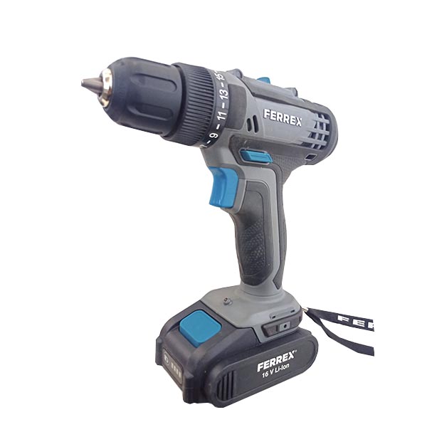 Ferrex Cordless Drill Model - D019-16V (As - Is) | HMR Shop N' Bid