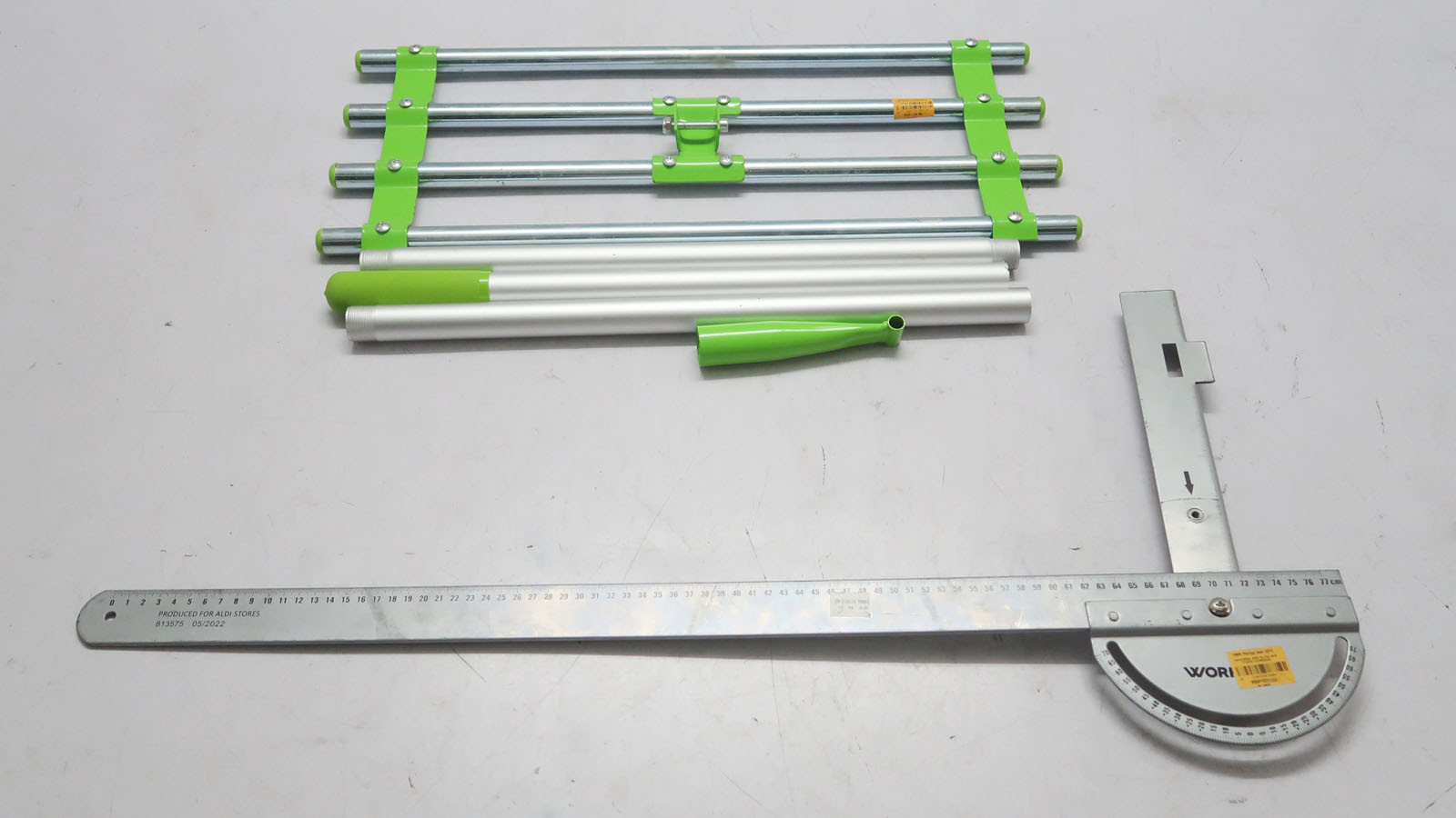 Garden Soil Spreader And Universal Saw Guide Bar - 2 Units - Garden ...
