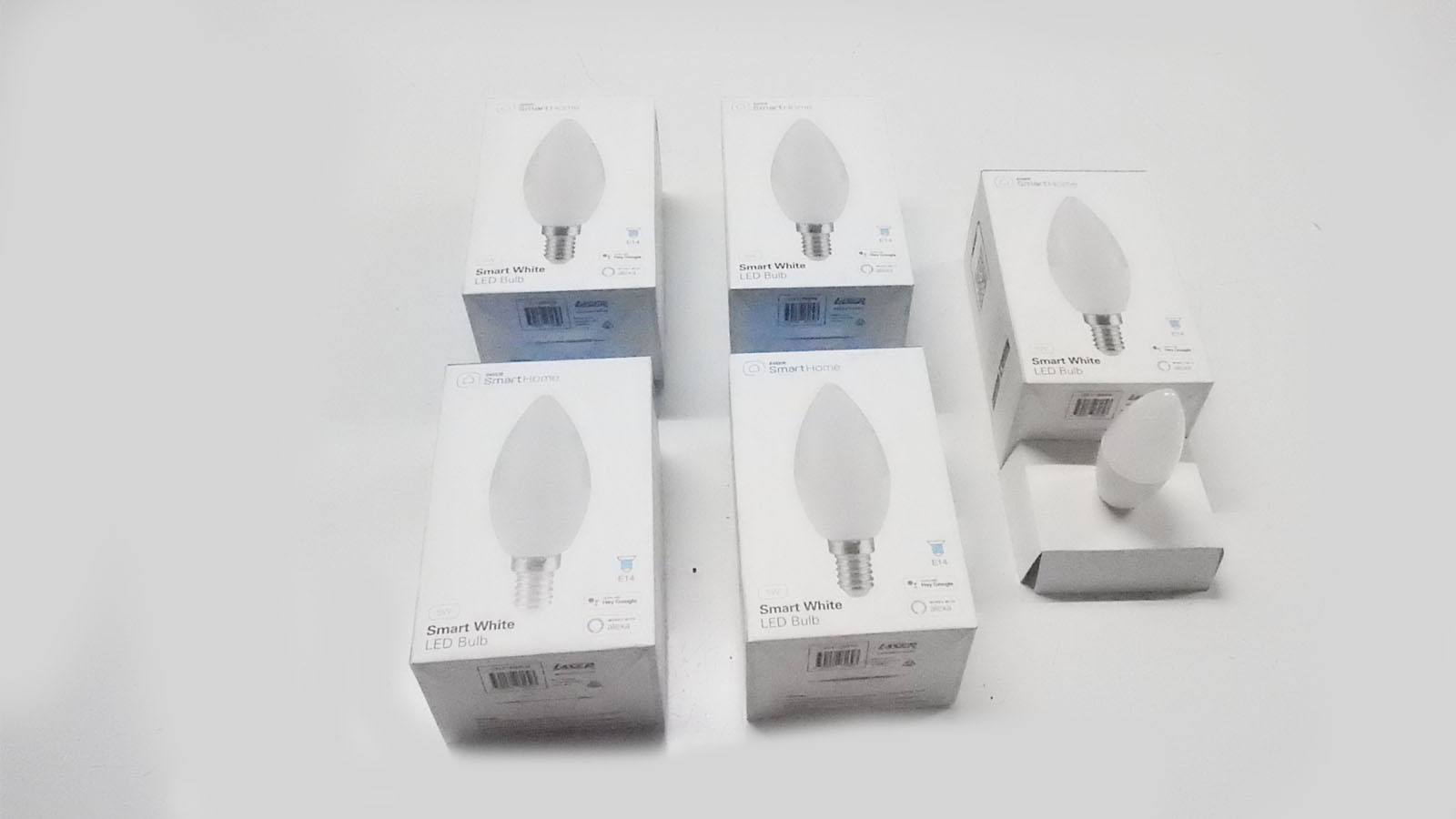 Smart White LED Bulb / 5 Pcs as 1 Lot. - Smart White LED Bulb / 5 Pcs ...
