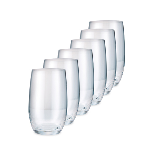 CROFTON 6PCS Classic Clear Glass | HMR Shop N' Bid