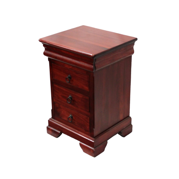 Forty Winks Chateau 3 Drawer Side Table Wooden 20x17x27in HMR Shop N Bid Forty Winks Chateau 3 Drawer Side Table Wooden 20x17x27in HMR Shop N Bid