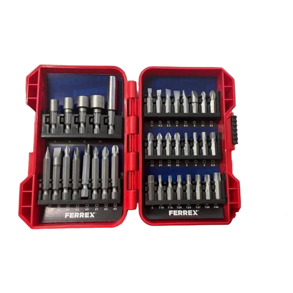 Ferrex Screw Driver Bit & Nut Set 37Pcs | HMR Shop N' Bid