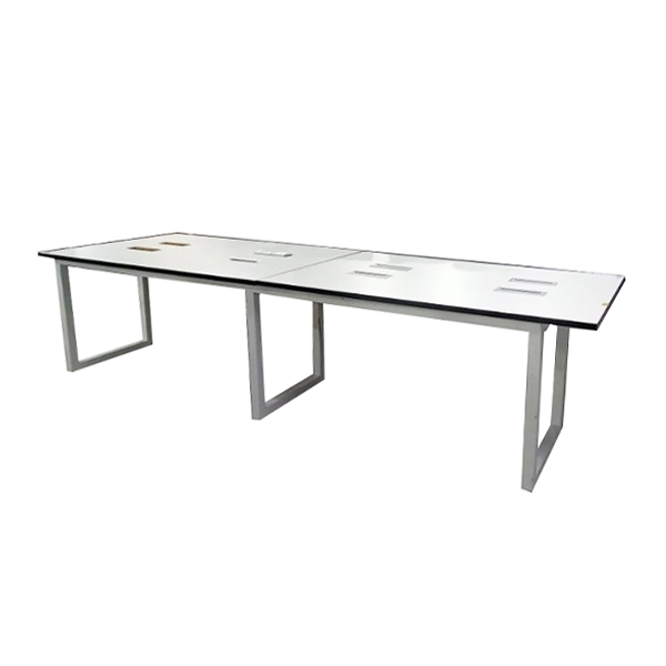 Laminated Conference Table With Steel Base 320X100X7CM | HMR Shop N' Bid