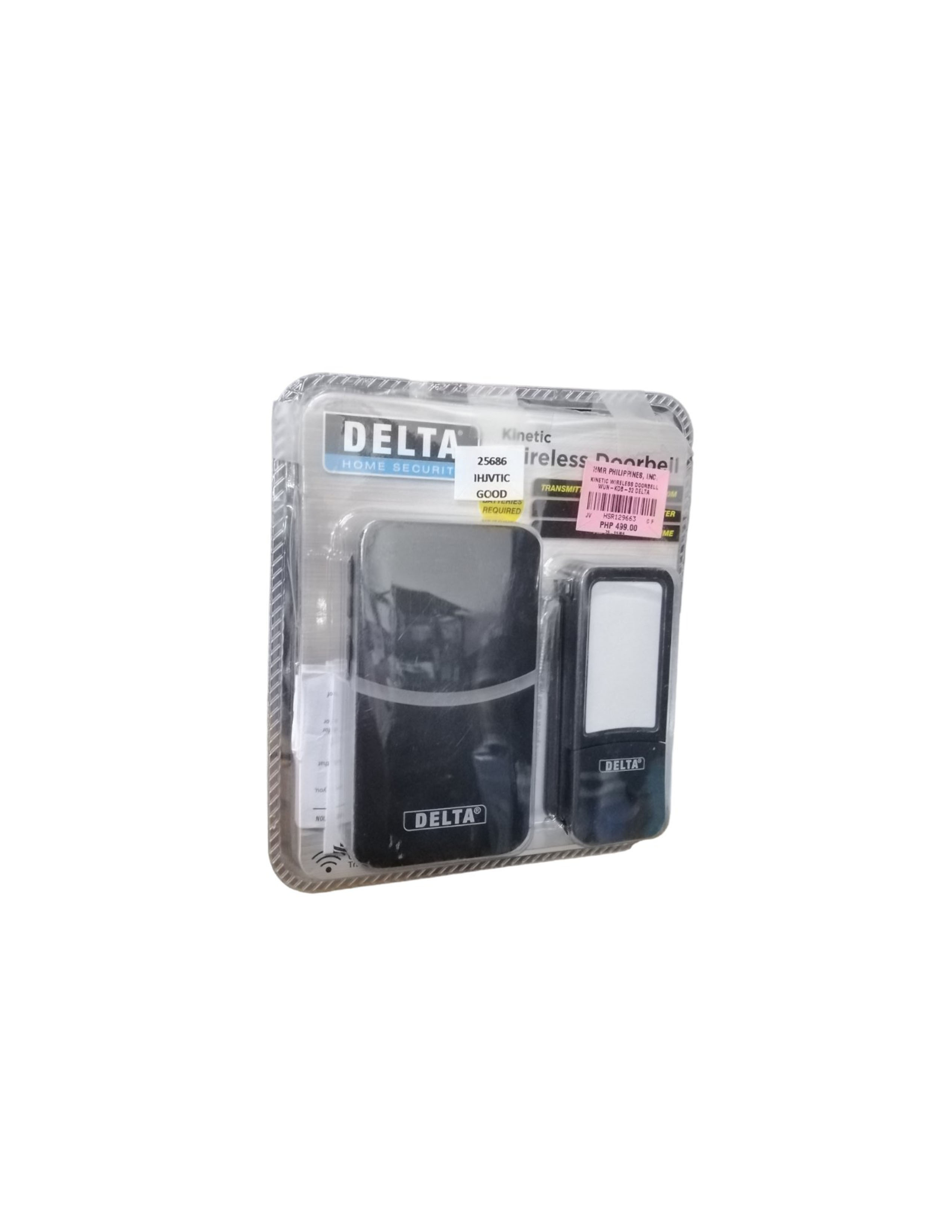 Delta Kinetic Wireless Doorbell WUN-KDB-32 | HMR Shop N' Bid