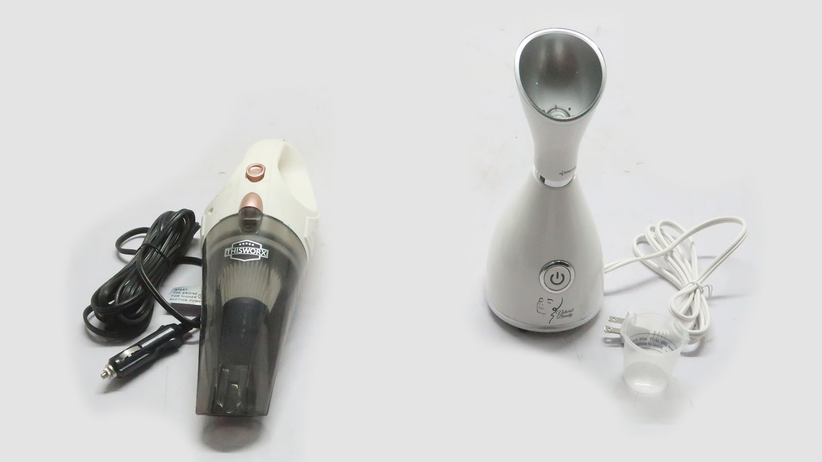 Nano Ionic Facial Steamer and Corded Car Vacuum Cleaner- 2 units - Nano ...