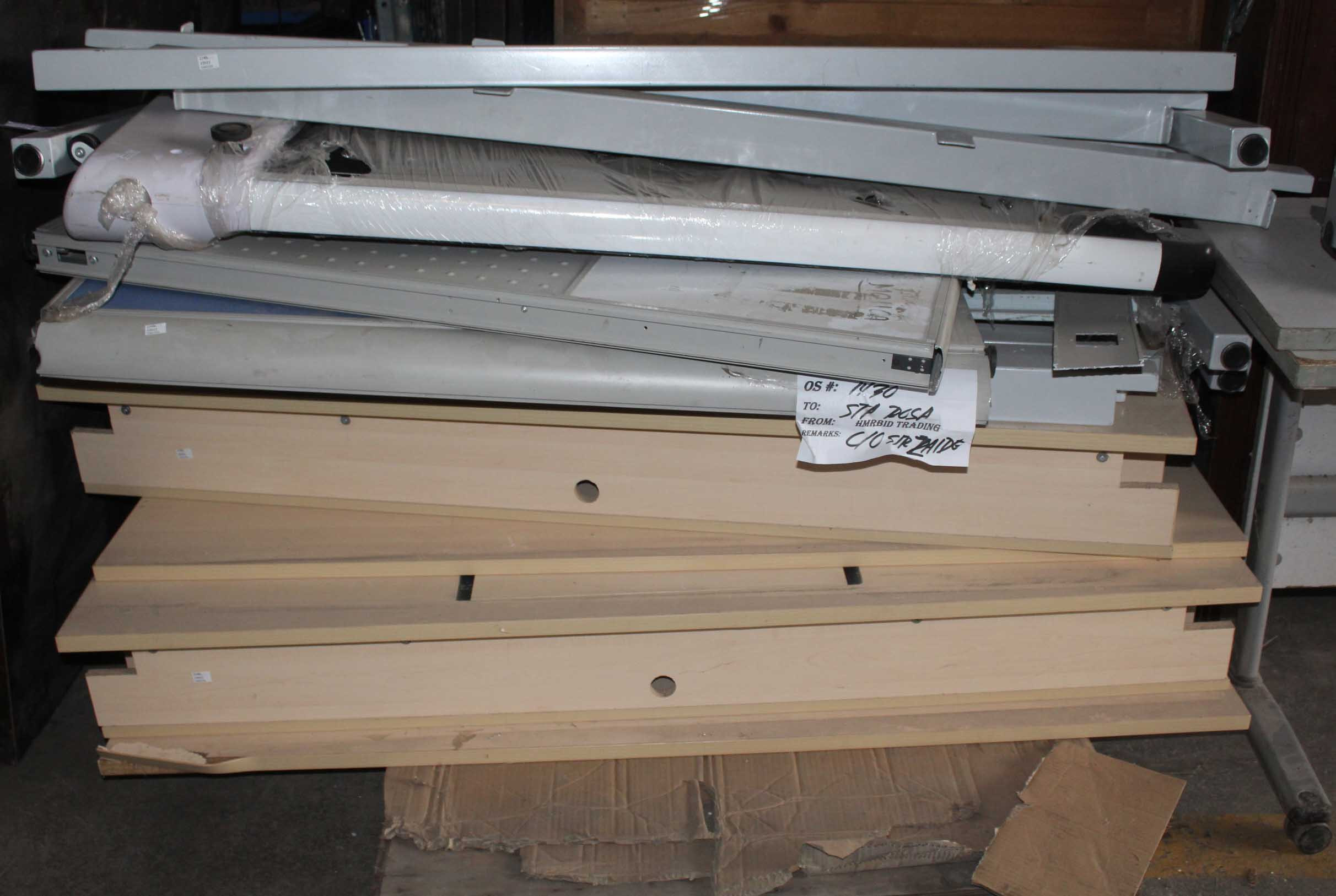 Treadmill, Workstation, Swivel Chair, Partitions and Assorted Items (3 ...