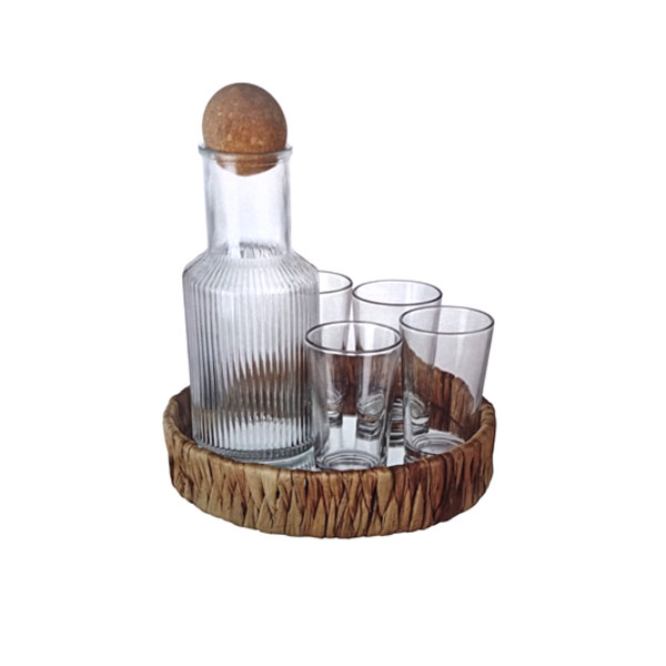Edge Glass Juice Jar Set | HMR Shop N' Bid