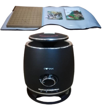 Warm Air Blower, Table Cover, Books Splash Security Barrier and ...