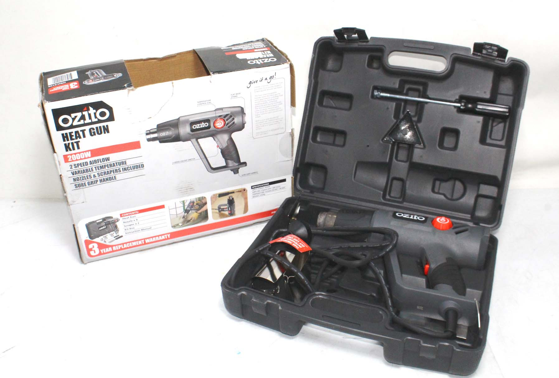 Heat Gun Kit working/ no cone nozzle - Heat Gun Kit working/ no cone ...