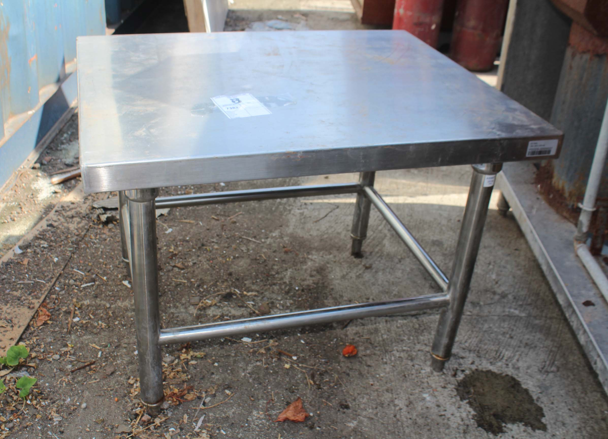 Stainless Steel Preparation Table (This lot is subject to Import Duties ...