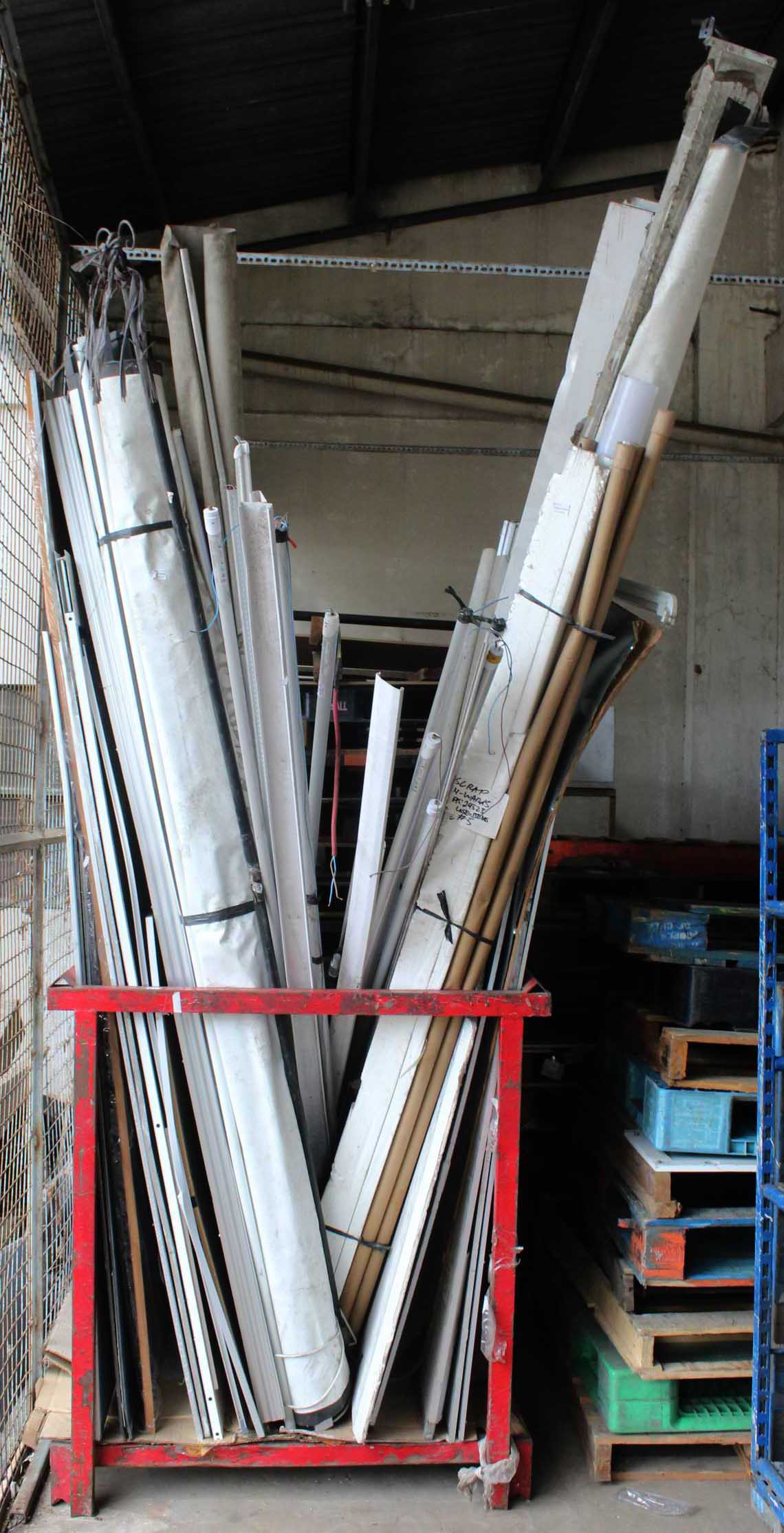 Whiteboard, Tube Light, Projector Screen and Assorted Items (1 Pallet ...