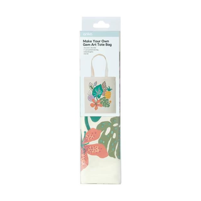 ANKO Make Your Own Gem Art Tote Bag - Tropical | HMR Shop N' Bid