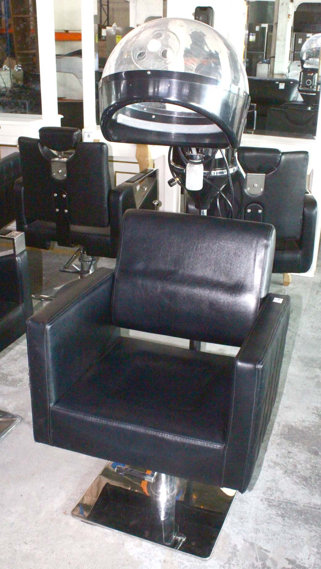 Hair Steamer and Salon Chair / 1-Set - Hair Steamer and Salon Chair / 1 ...