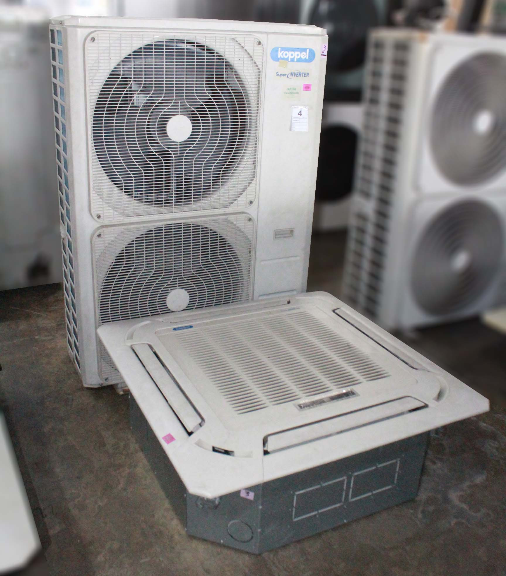 Ceiling Mounted Cassette Type Air Conditioner with Condenser - Ceiling ...