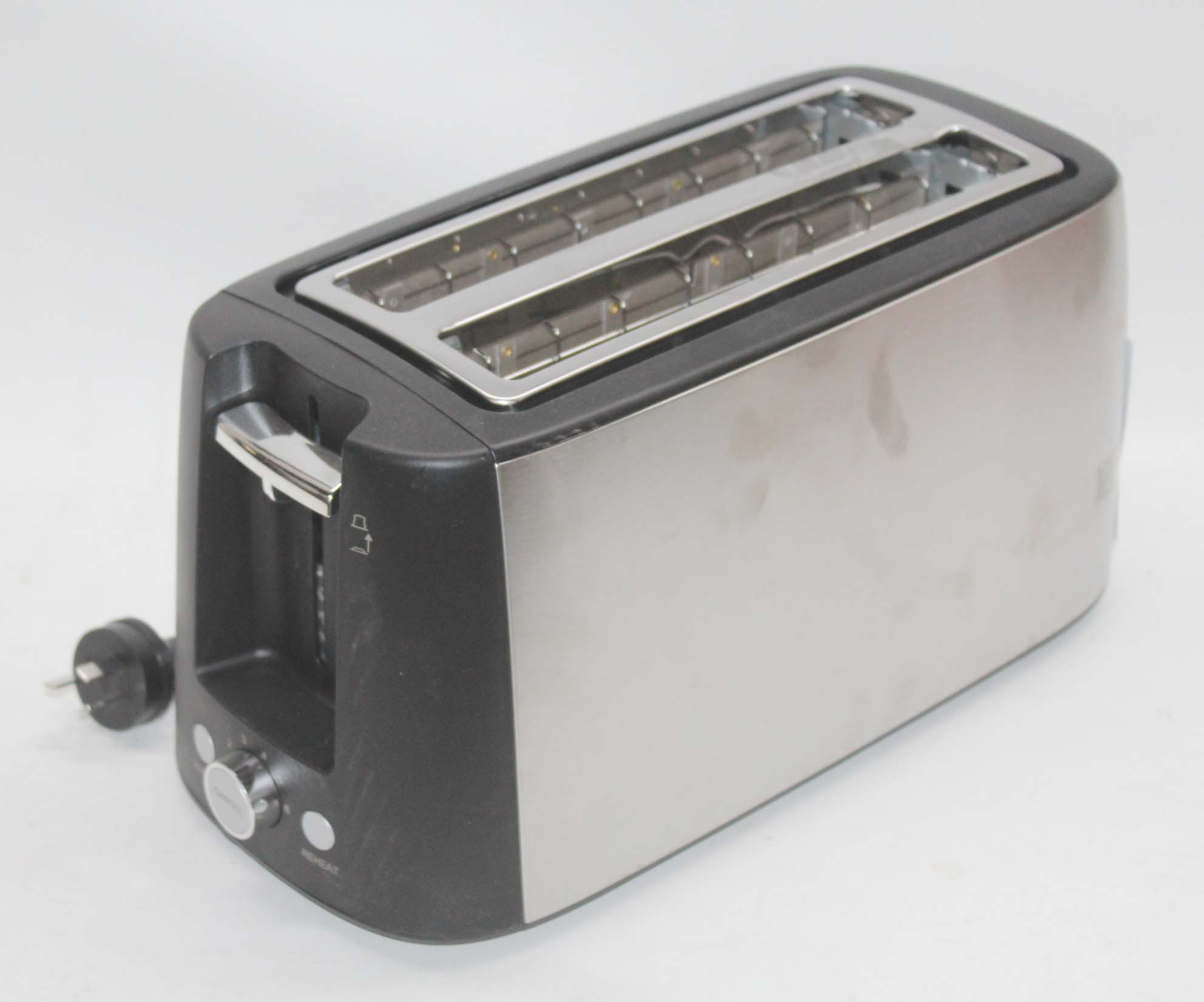 Anko 4 Slice Long Slot Toaster T3206FC - Anko 4 Slice Long Slot Toaster ...