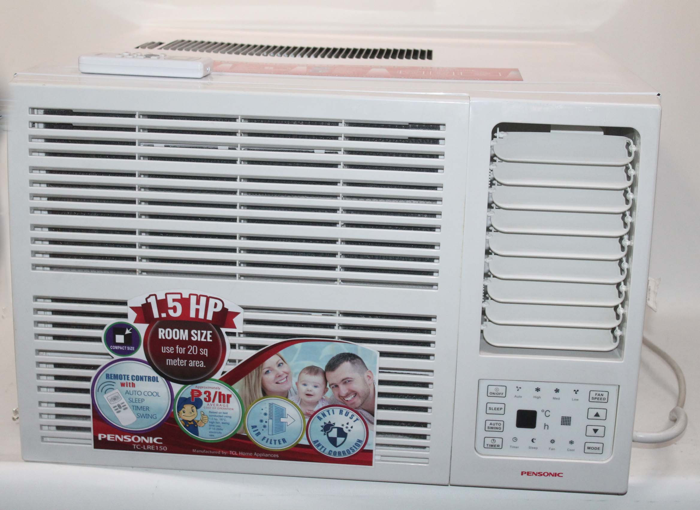 Pensonic 1.5HP Window Type Air Conditioner TC-LRE-150 — Lot 2 | HMR ...