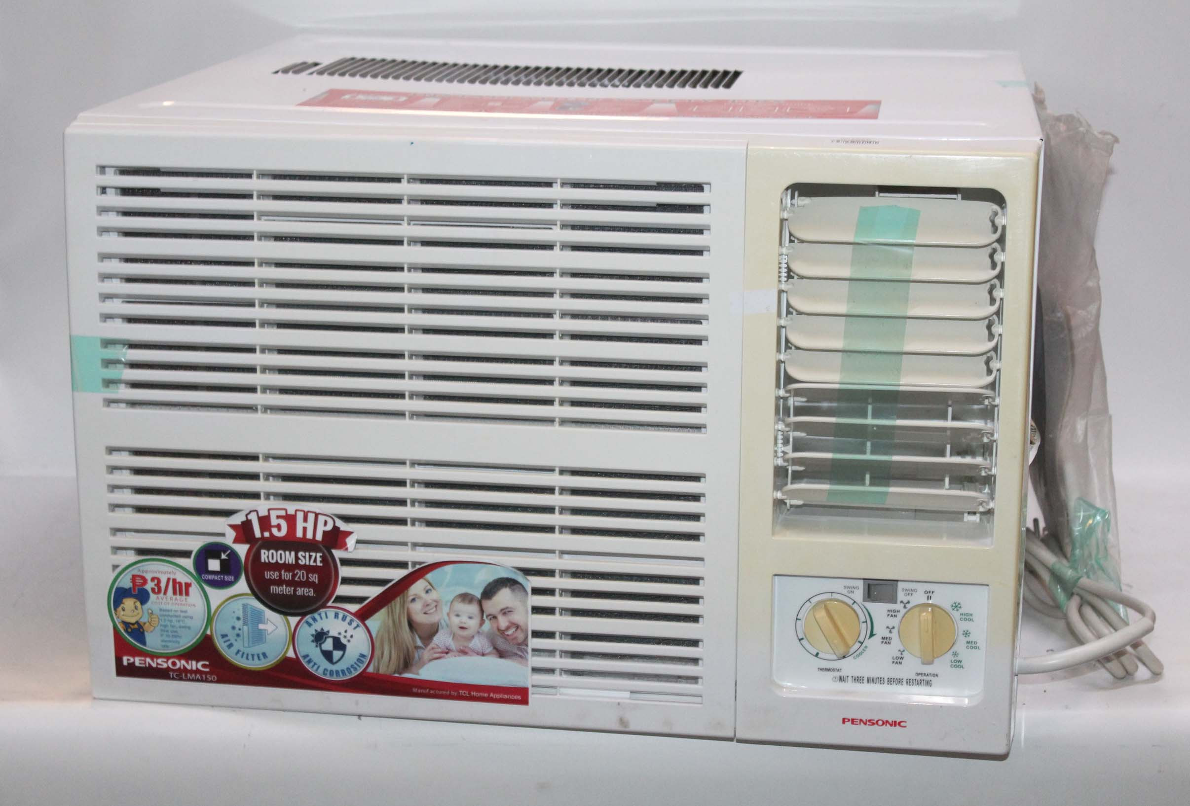 Pensonic 1.5HP Window Type Air Conditioner TC-LRE150 - Pensonic 1.5HP ...