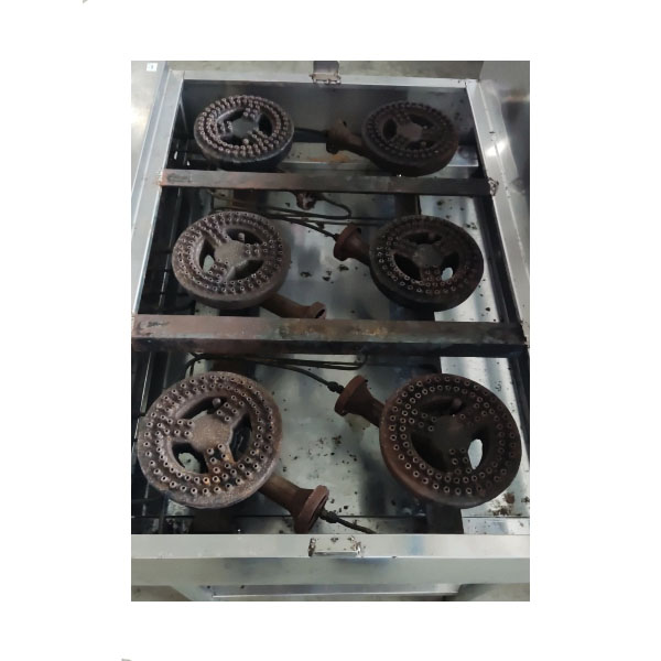 Commercial Gas Stove Stainless Steel 6 Burner 91X76X101CM (Used) | HMR ...