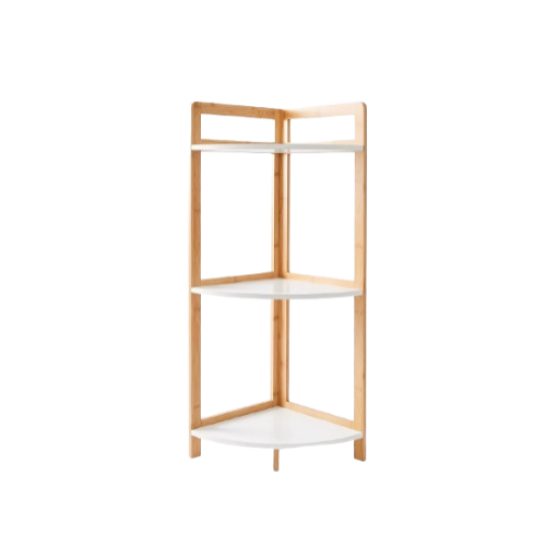 Anko Bamboo Corner Shelf 3 Tier 43274864 85X30X30CM | HMR Shop N' Bid