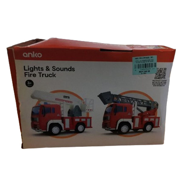 Anko Toys Lights and Sound Fire Truck 42410164 | HMR Shop N' Bid