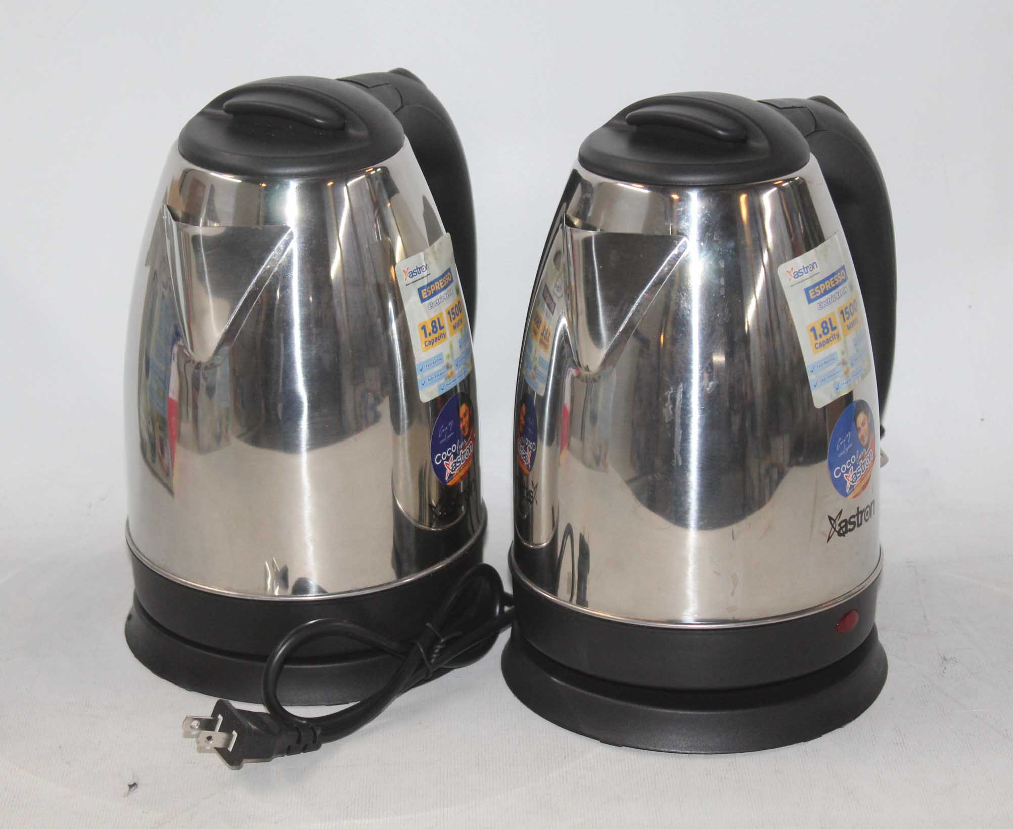 Astron 1.8L Electric Kettle Espresso / 2 Units - Astron 1.8L Electric ...