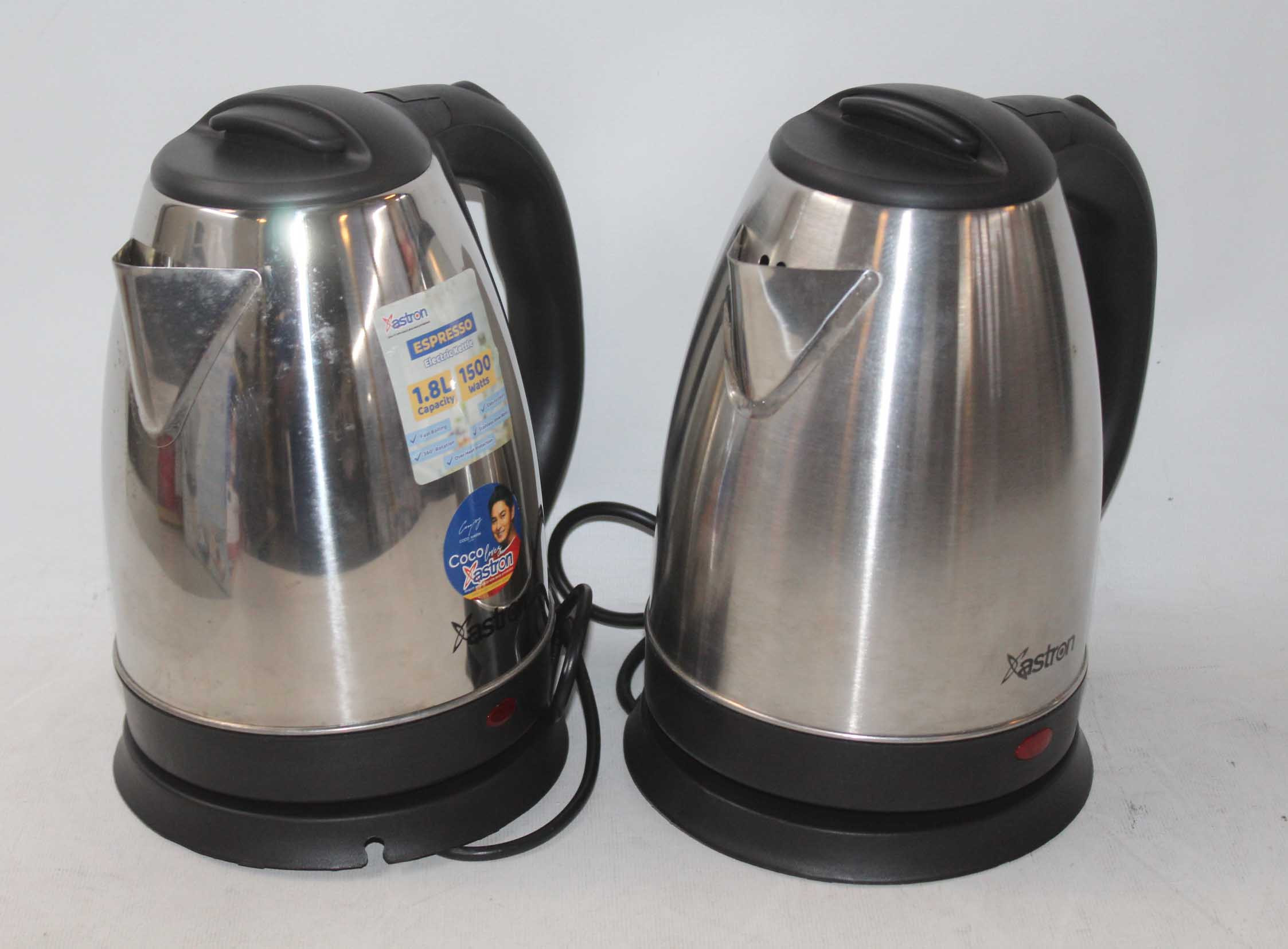 Astron 1.8L Electric Kettle Espresso / 2 Units - Astron 1.8L Electric ...