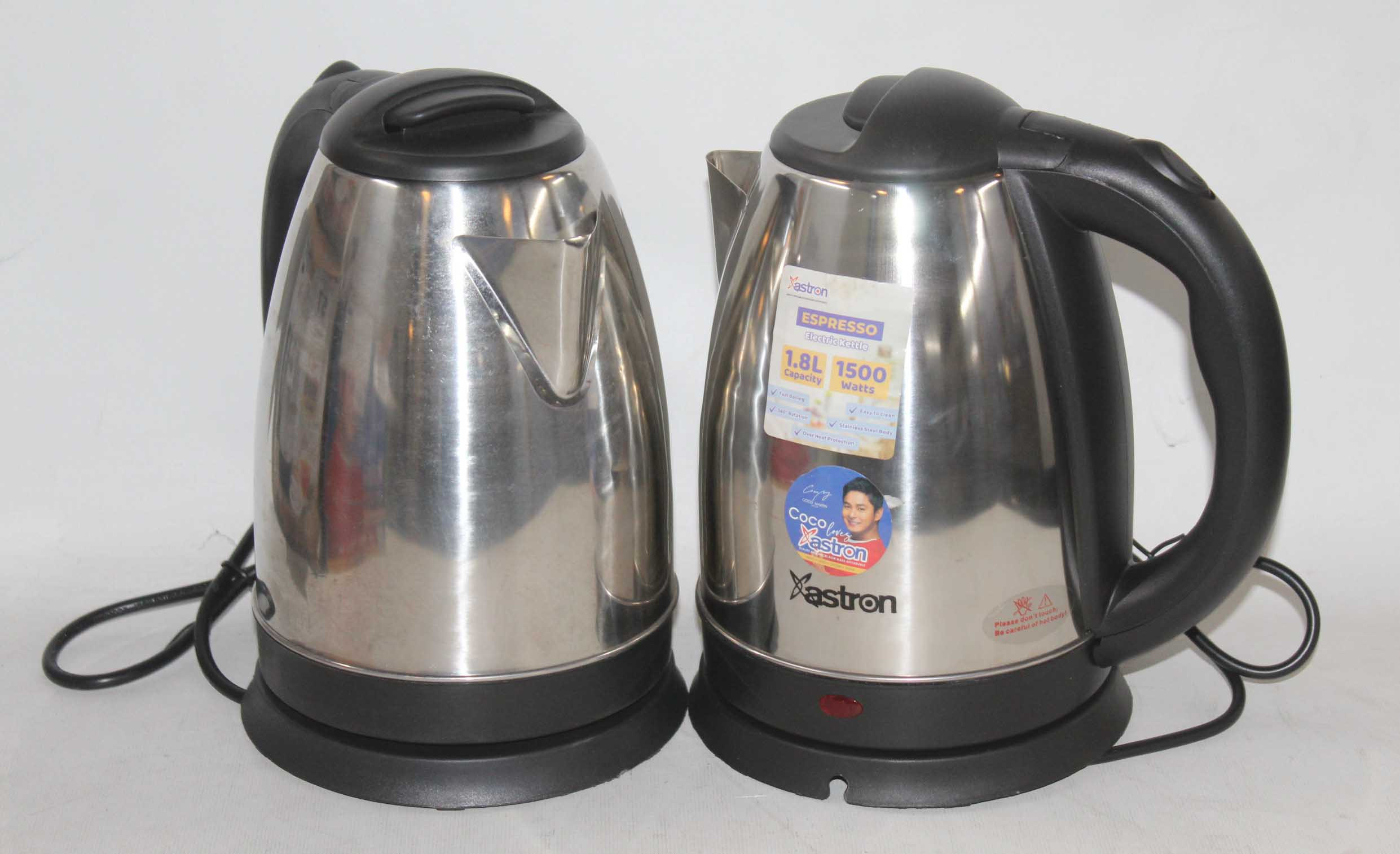 Astron 1.8L Electric Kettle Espresso / 2 Units - Astron 1.8L Electric ...