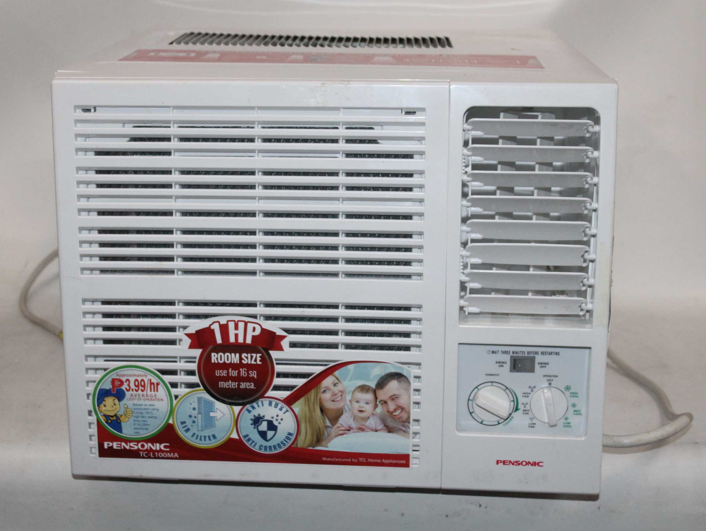Pensonic 1-HP Window Type Air Conditioner TC-L100MA - Pensonic 1-HP ...