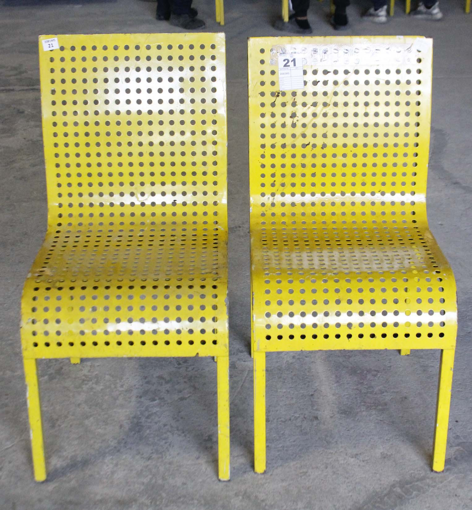 2pcs Steel Dining Chair - 2pcs Steel Dining Chair | HMR Shop N' Bid