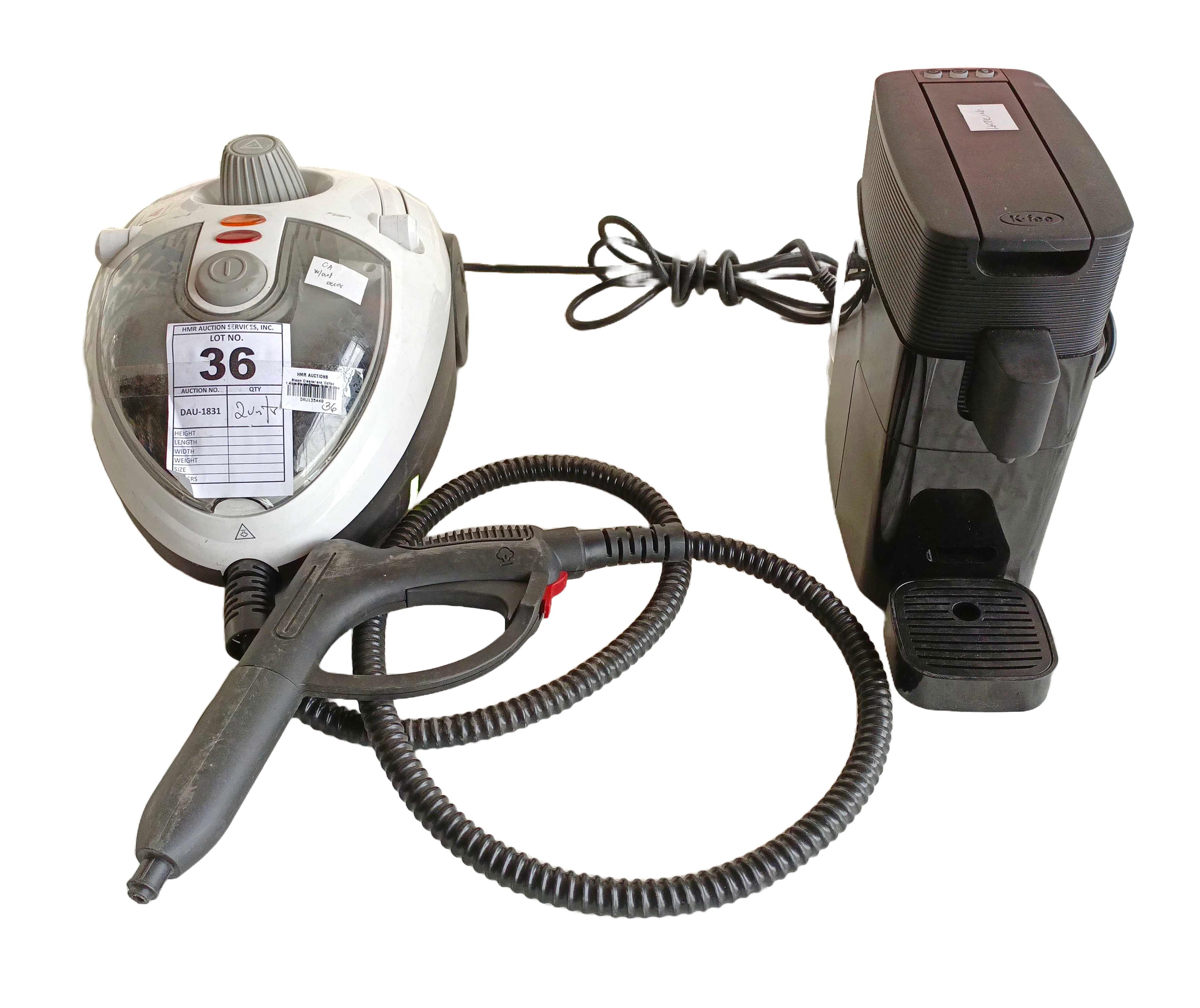 Steam Cleaner and Coffee Capsule Machine | 2 Units as 1-Lot - Steam ...