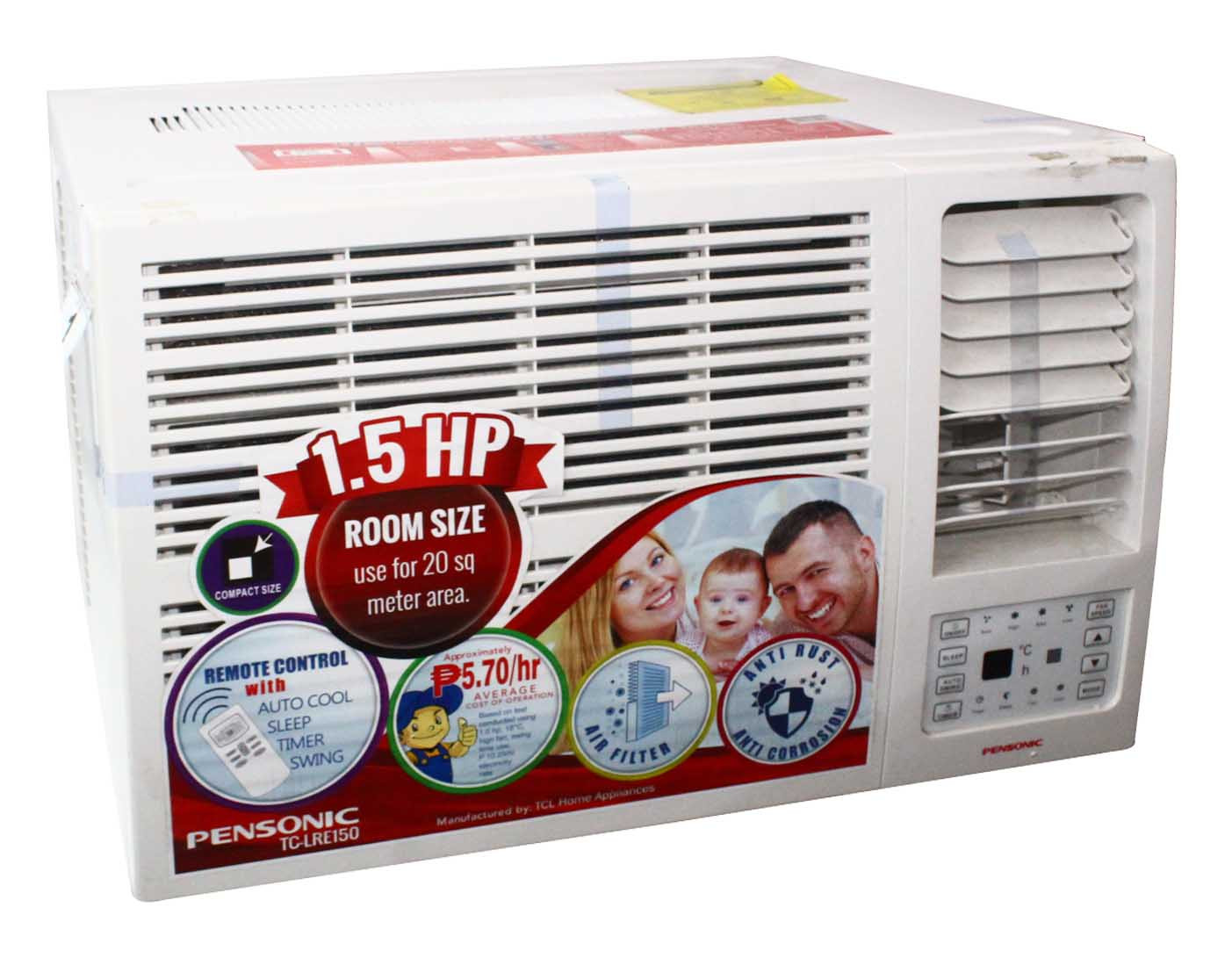 Pensonic 1.5HP Window Type Air Conditioner TC-LRE150 - Pensonic 1.5HP ...
