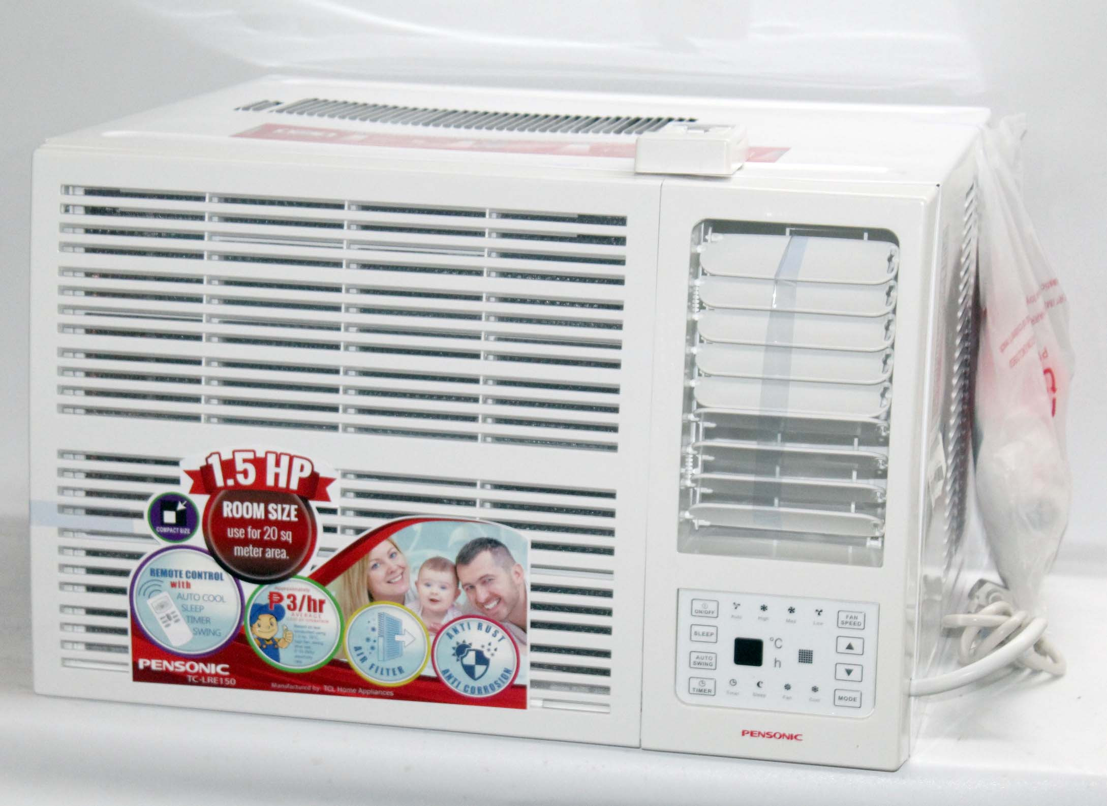 Pensonic 1.5HP Window Type Air Conditioner TC-LRE150 - Pensonic 1.5HP ...