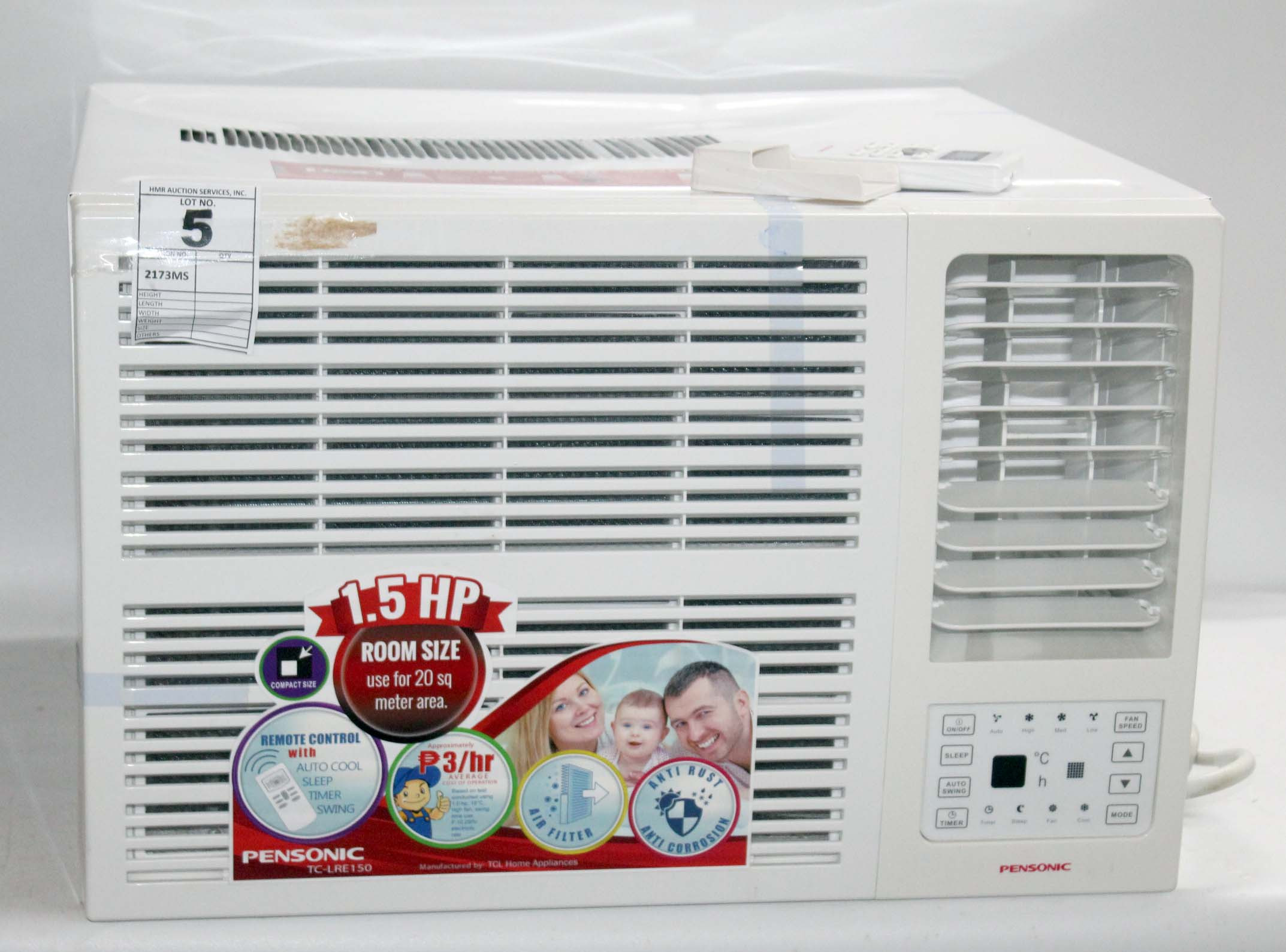 Pensonic 1.5HP Window Type Air Conditioner TC-LRE150 - Pensonic 1.5HP ...