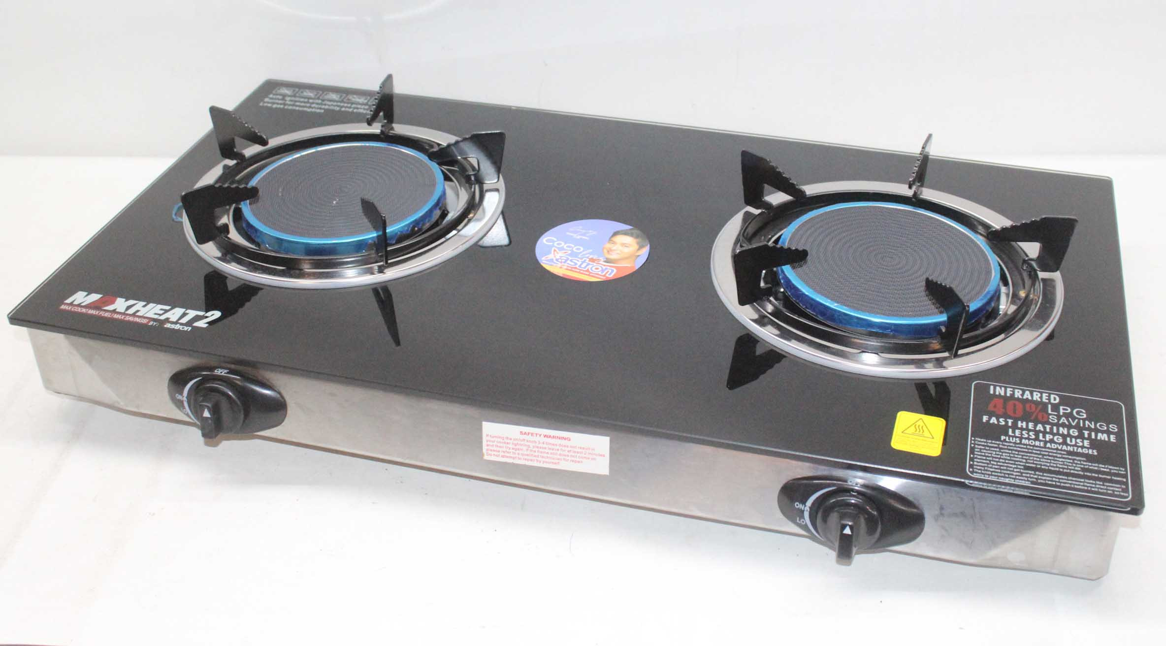 Astron Double Burner Ceramic Stove Maxheat 2 - Astron Double Burner ...