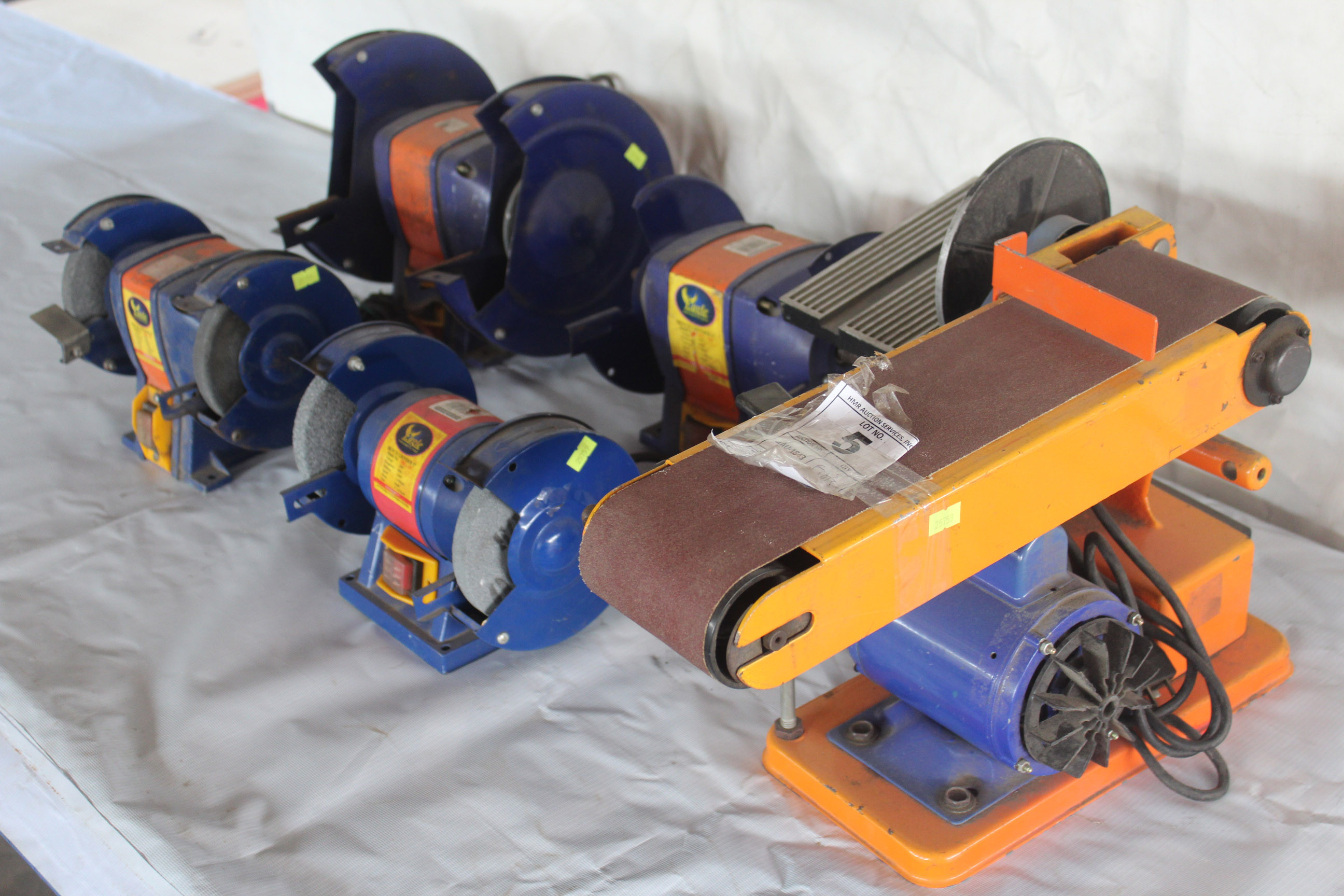 Belt/Disc Sander and Bench Grinder | 5 Units as 1-Lot - Belt/Disc ...