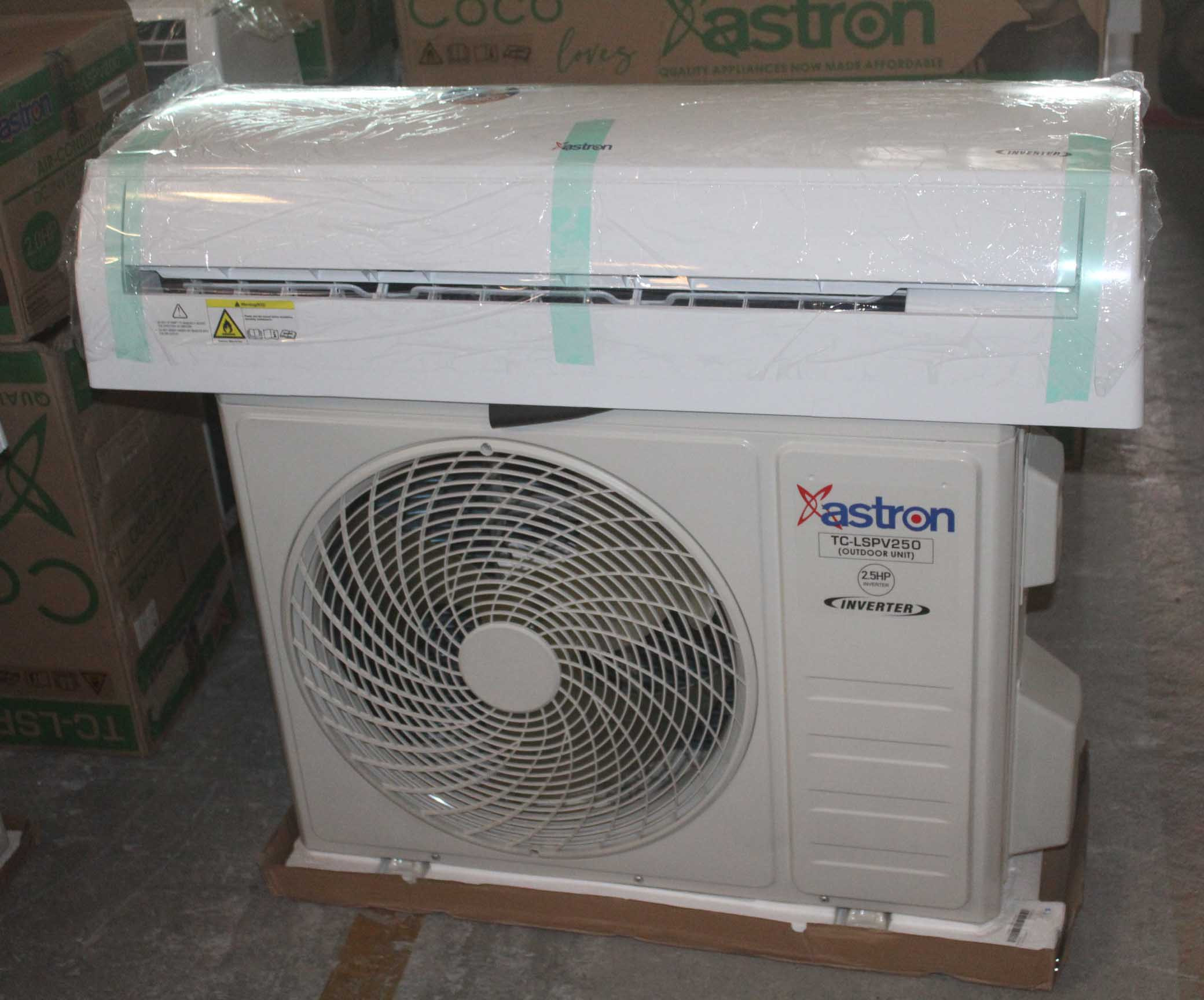 Astron 2.5HP Split Type Aircon With Condenser TC-LSPV250 - Astron 2.5HP ...