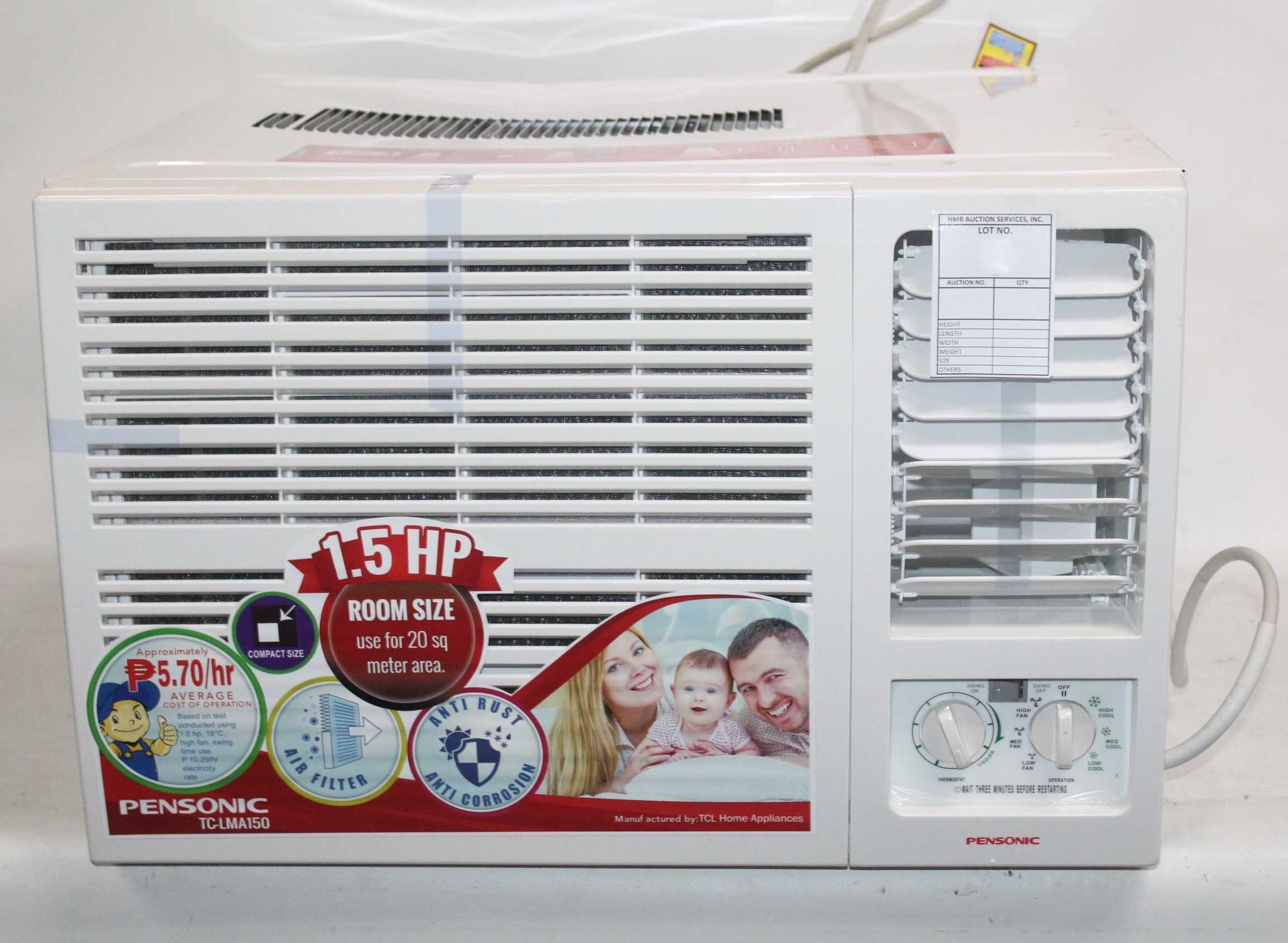 Pensonic 1.5HP Window Type Air Conditioner TC-LMA150 - Pensonic 1.5HP ...