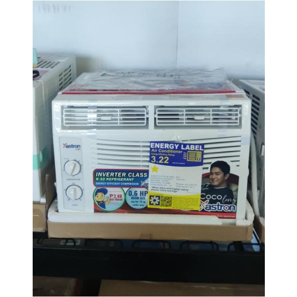 Astron TC-L60MA Window Type Aircon Manual 0.6HP | HMR Shop N' Bid
